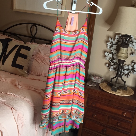 Alya | Dresses | Alya Striped High Low Dress | Poshmark